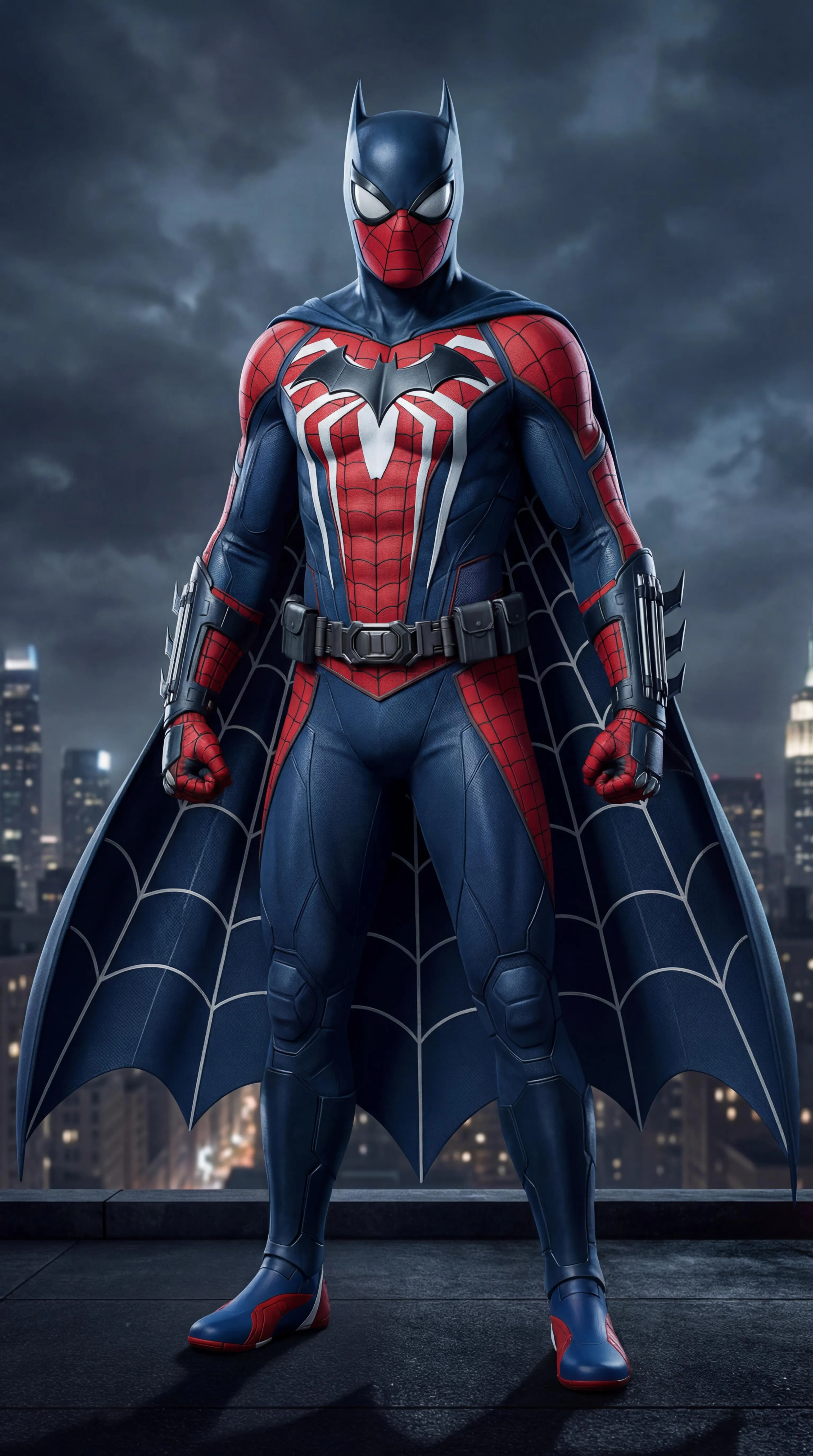 The Insomniac Spider-Man (voiced by Yuri Lowenthal) and Batman ...