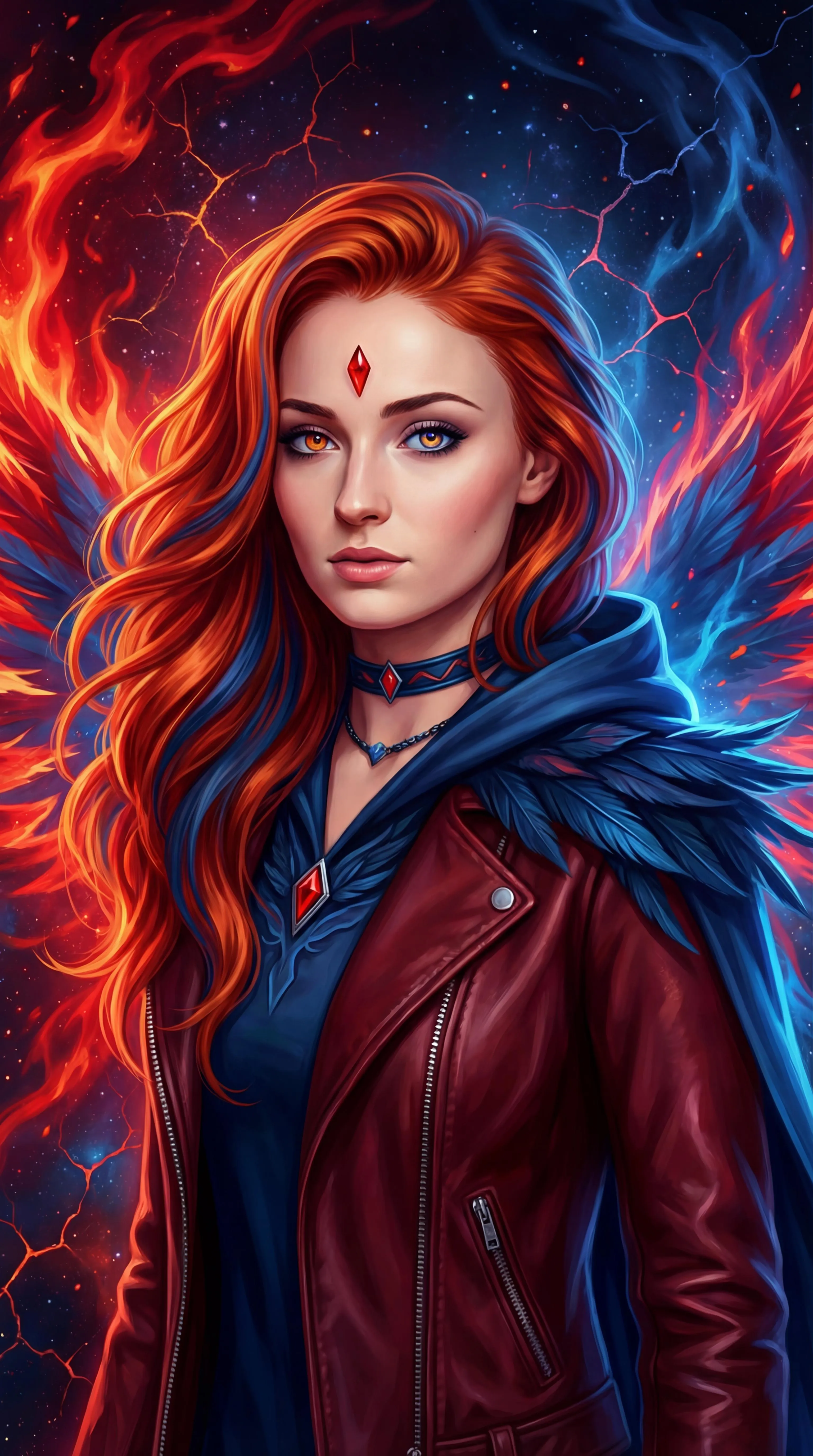 Jean Grey a.k.a. Marvel Girl a.k.a. the Phoenix a. - Free AI image ...