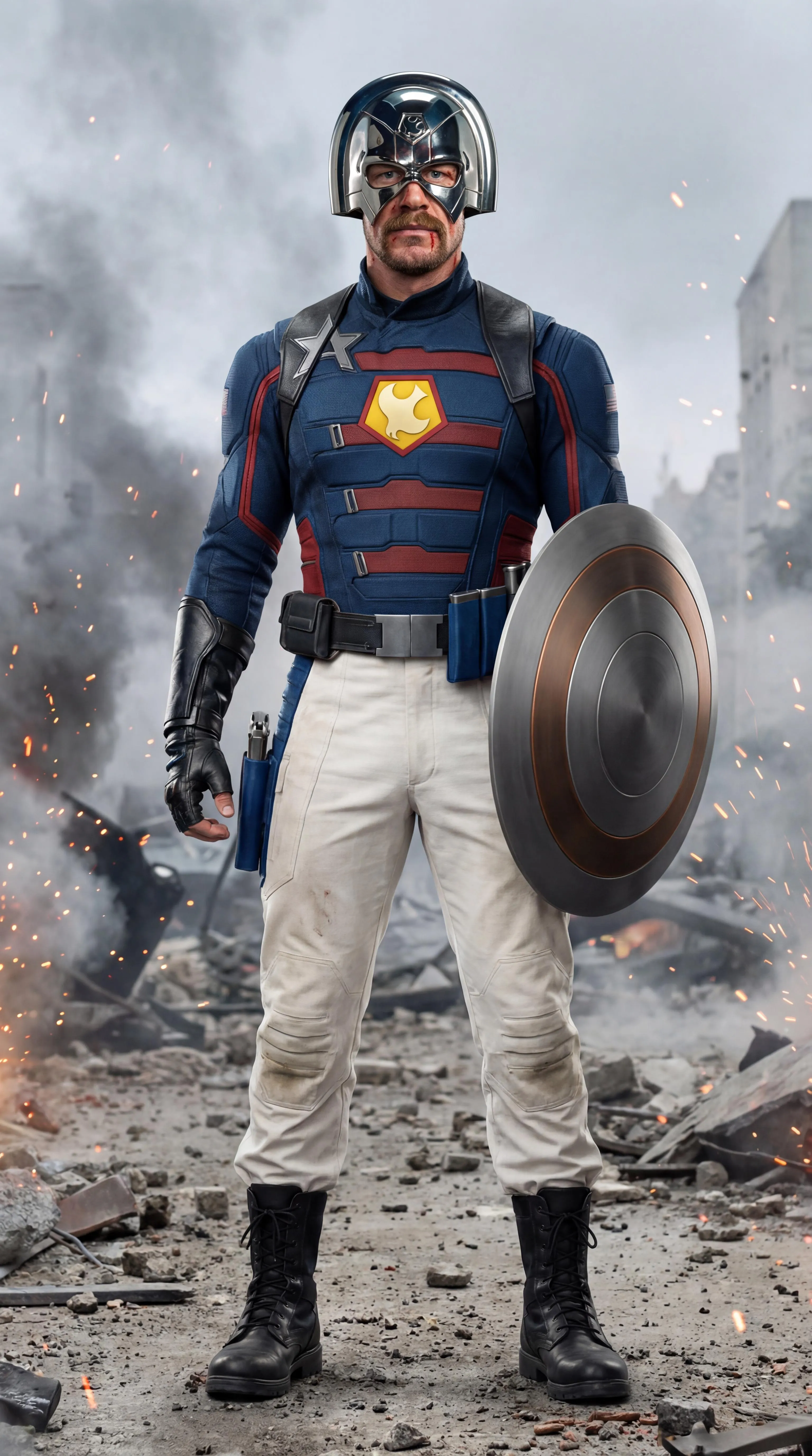 John Walker a.k.a. U.S. Agent (portrayed by Wyatt Russell) and - Free ...