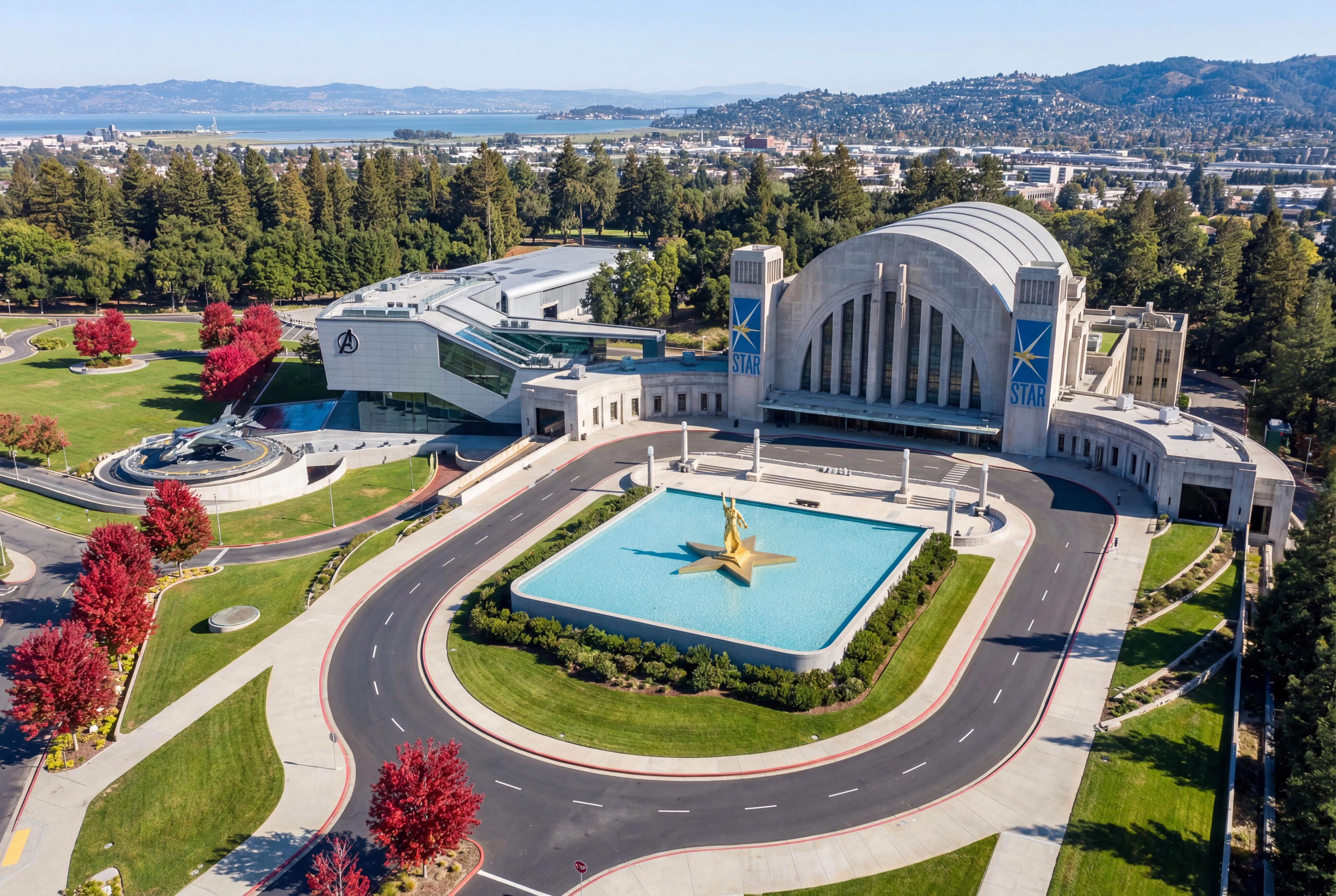 The Avengers Compound and the Hall of Justice interchangeably combine ...