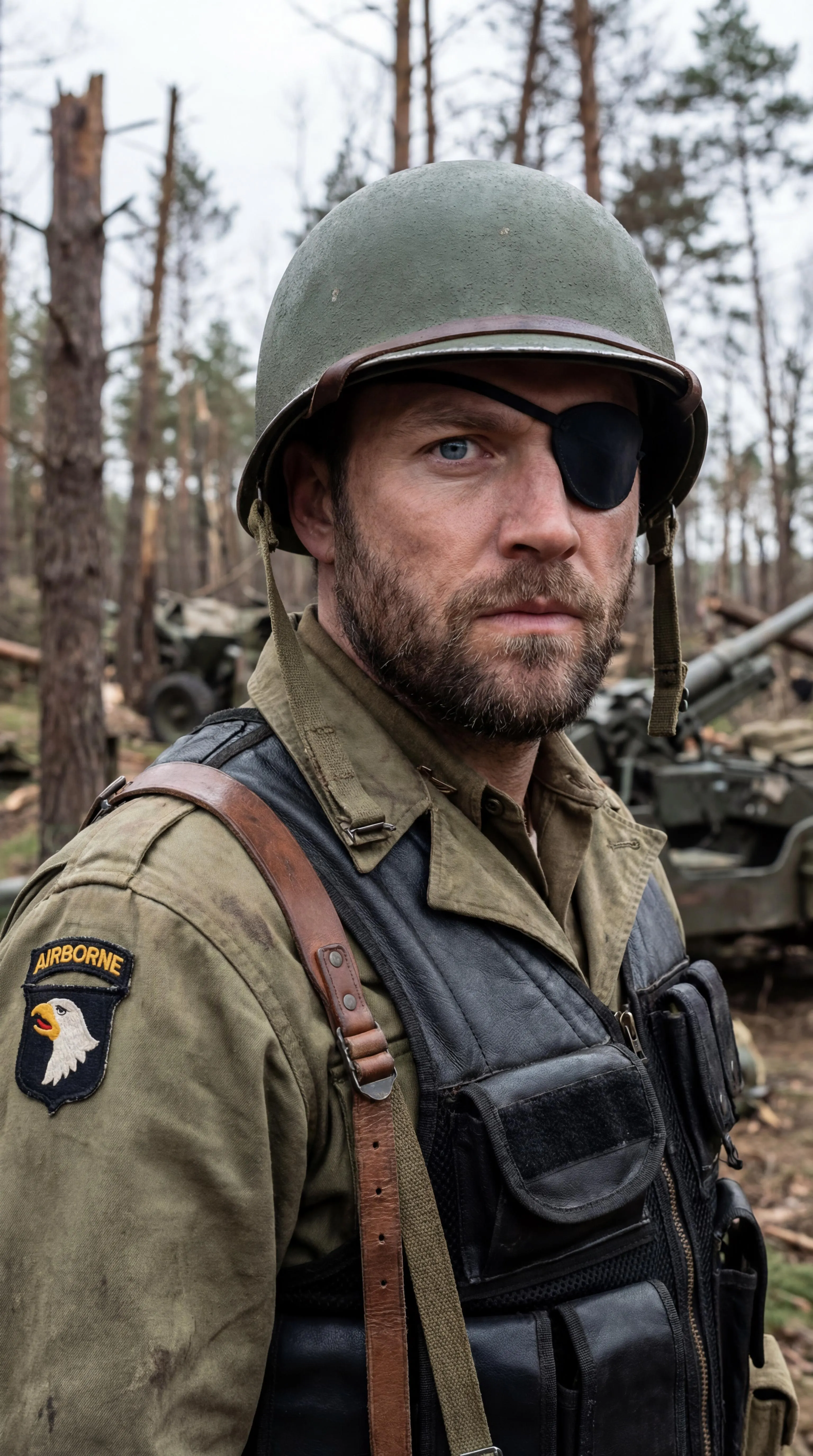 Sgt. Rock (portrayed by Blair Penner) and Nick Fury (portrayed by David ...